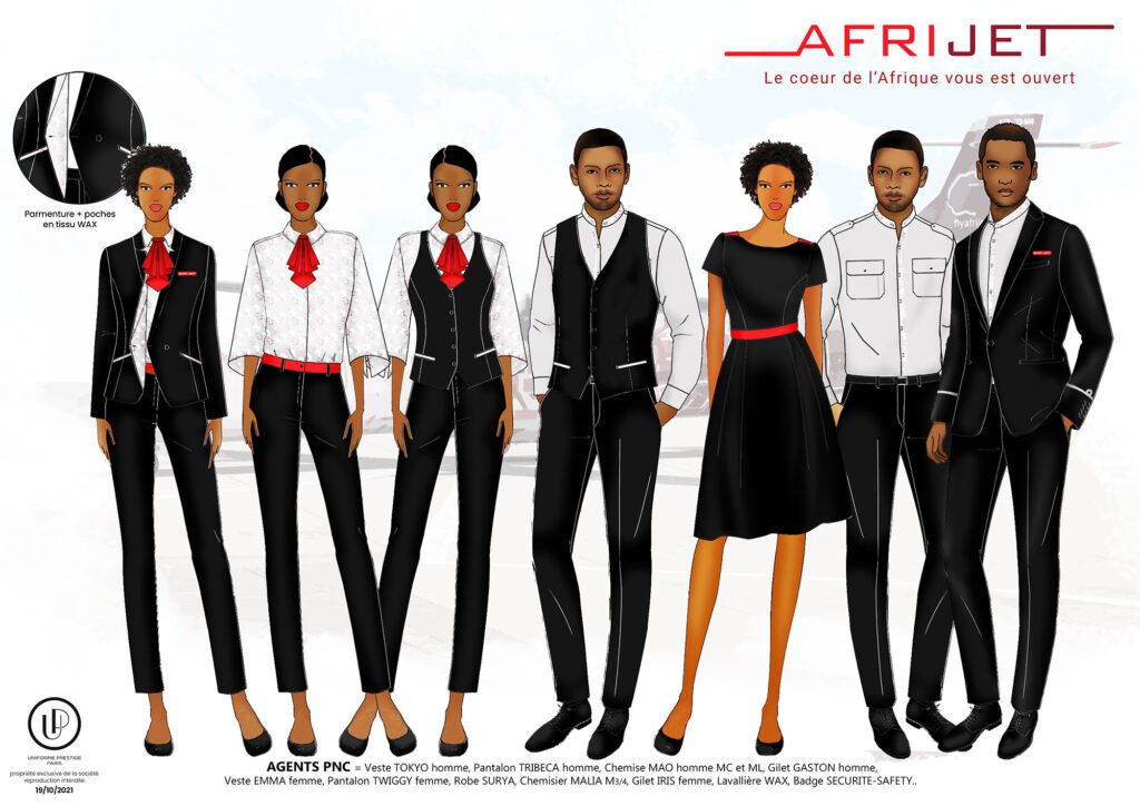 La Compagnie aérienne Afrijet dévoile ses nouveaux uniformes pour l ...