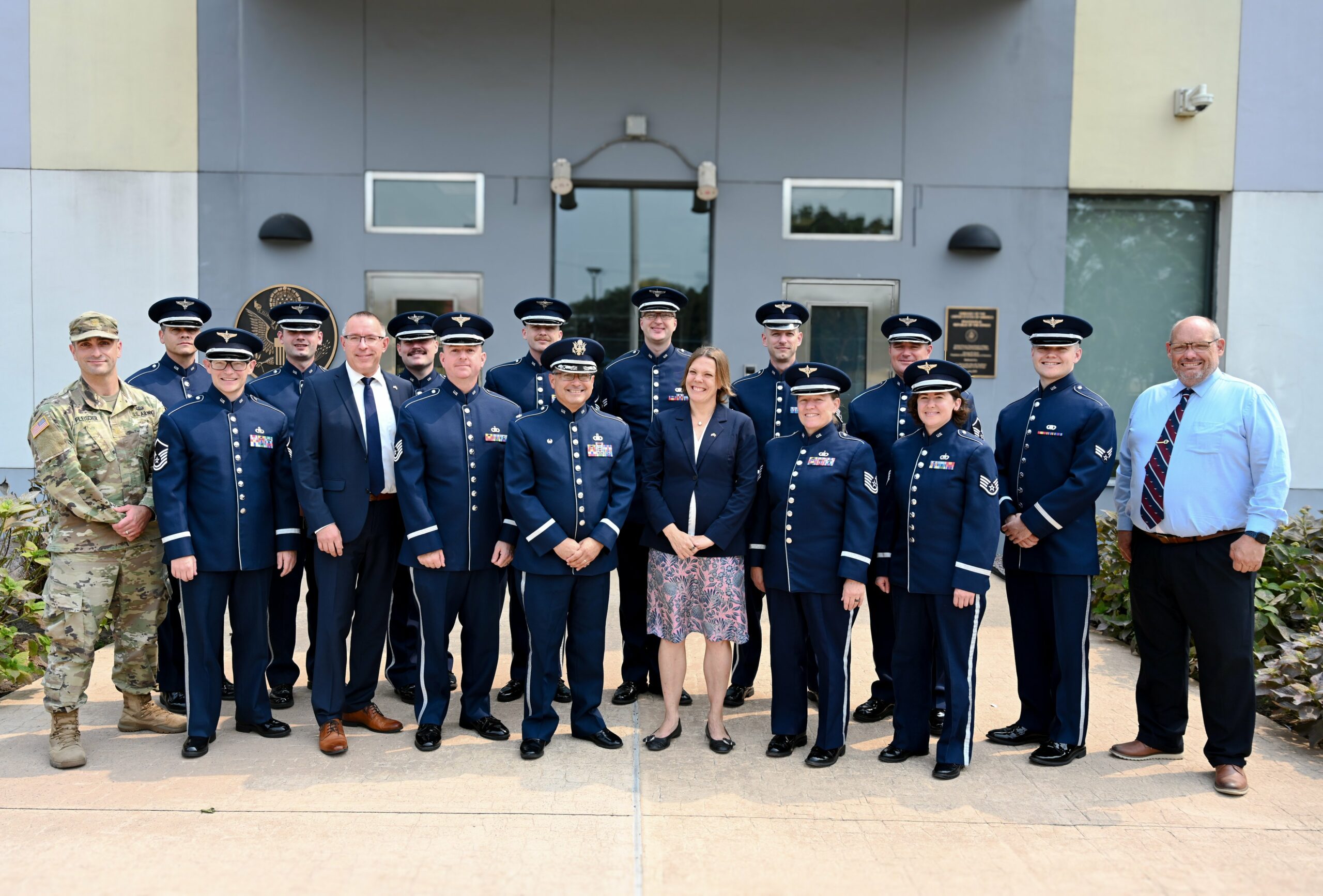 L'Orchestre des Forces aériennes des USA en Europe et en Afrique se ...