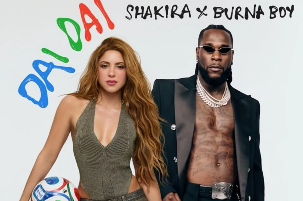 Mondial 2026 : Shakira et Burna Boy façonnent le tube 'Dai Dai' et ...